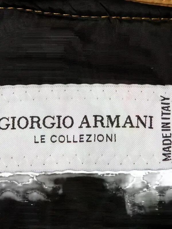 Giorgio Armani Point Collar Button-front Jacket
