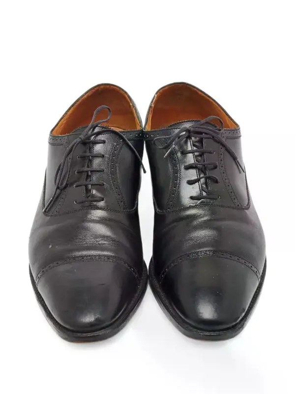 Prada Lace-up Oxford Shoes With Brogue Detailing