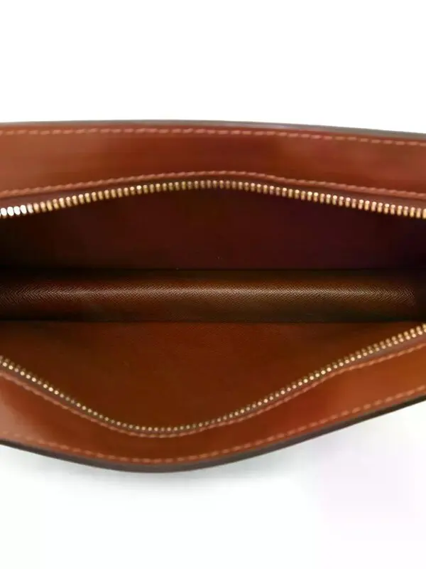 LOUIS VUITTON Monogram Pochette Homme Clutch Bag - Brown