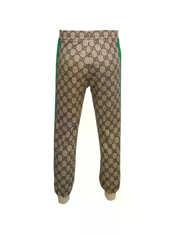 Gucci Monogram-print Web Stripe Track Pants