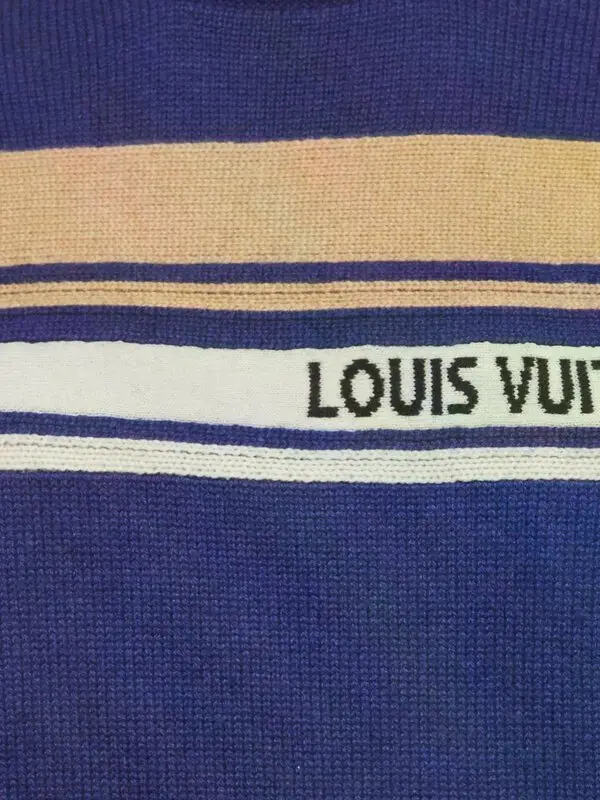 LOUIS VUITTON Cashmere Intarsia Knit Sweater