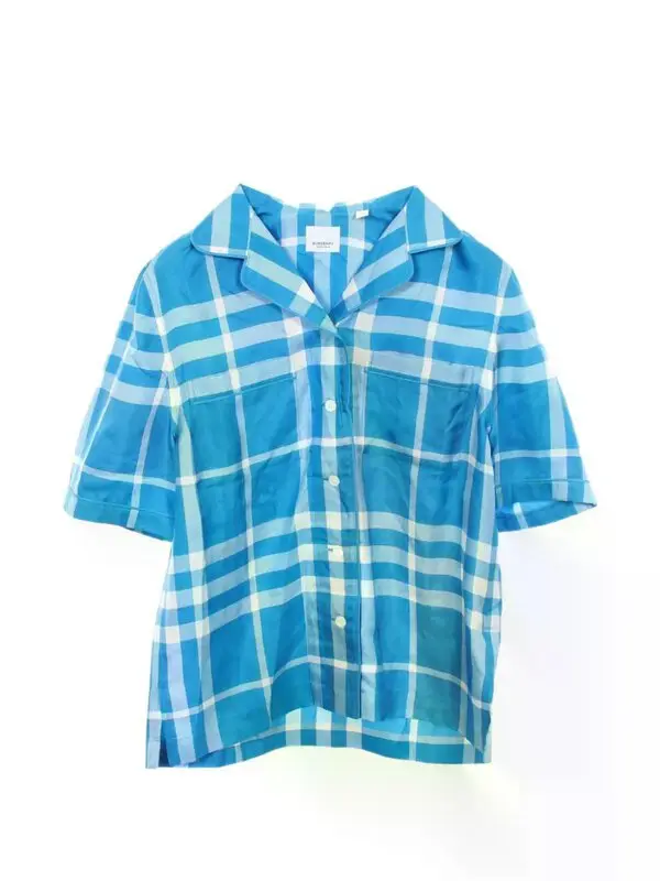 Burberry 2020s Check-pattern Short-sleeve Shirt