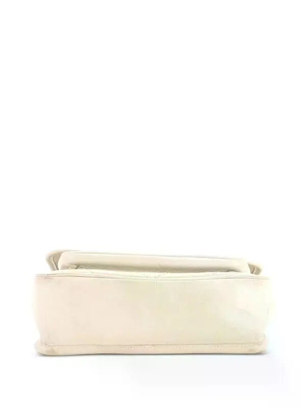Saint Laurent Niki Chain Flap Bag Matelasse Chevron Leather Baby Shoulder Bag - Neutrals