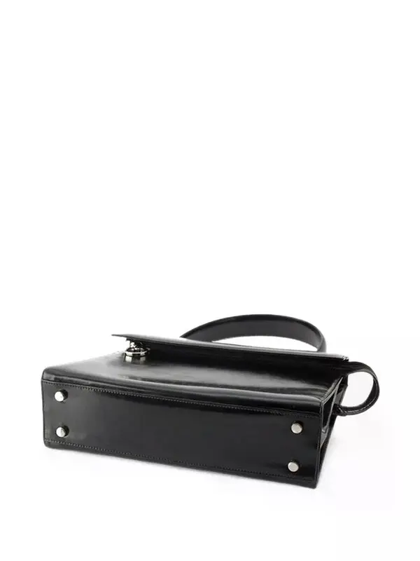 FERRAGAMO 2010-2026 Leather Gancini Top Handle Bag Satchel