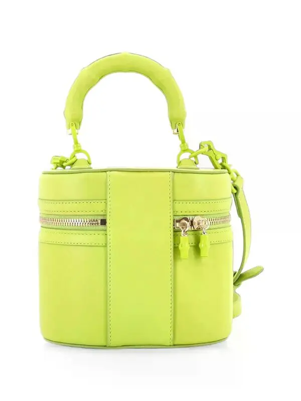 Gucci Bamboo Top Handle Vanity Leather Mini Shoulder Bag
