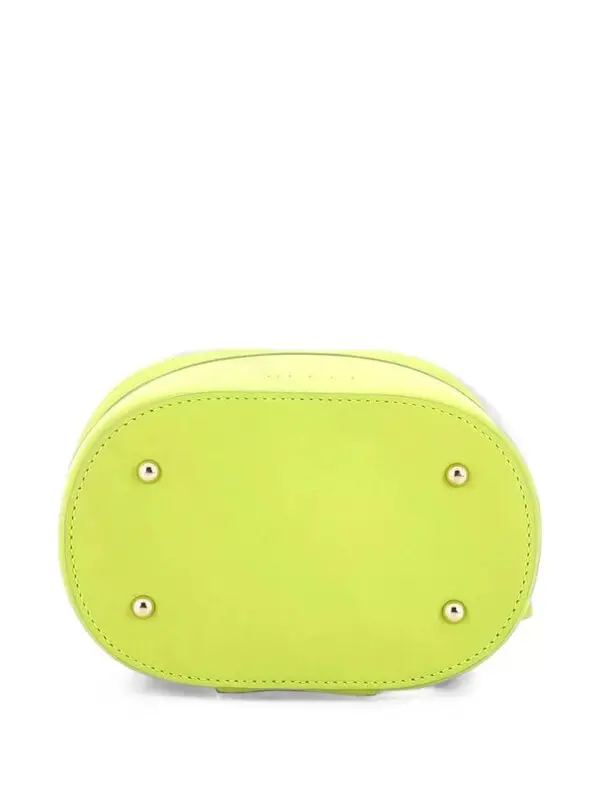 Gucci Bamboo Top Handle Vanity Leather Mini Shoulder Bag