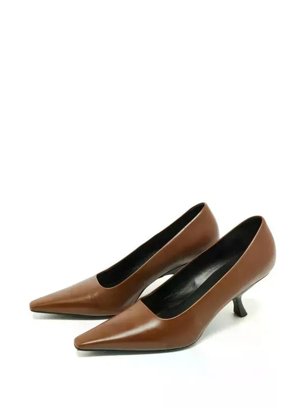 THE ROW Liisa Heeled Pumps - Brown