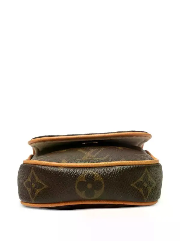 LOUIS VUITTON Monogram Cancun Pochette Crossbody Bag - Brown