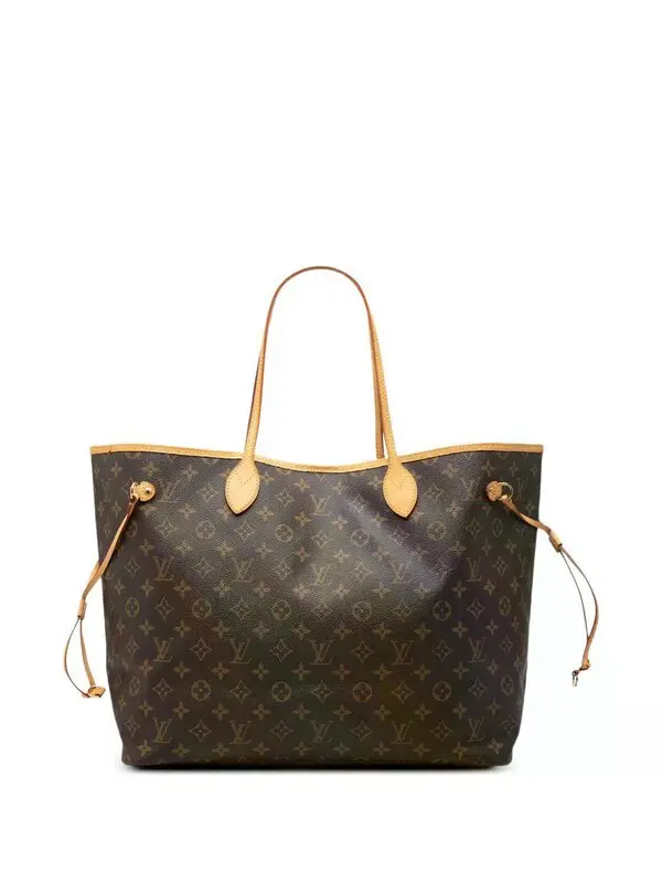 LOUIS VUITTON 2007 Monogram Neverfull Gm Tote Bag - Brown