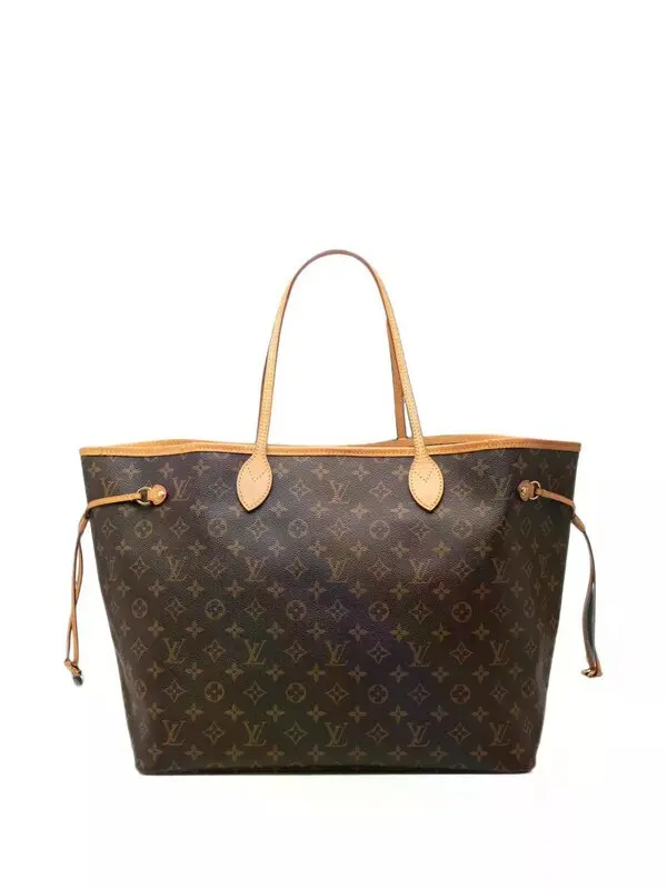 LOUIS VUITTON Monogram Neverfull Gm Tote Bag - Brown