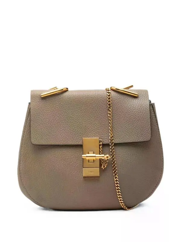 Chloé 2016 Small Grained Calfskin Drew Crossbody Bag