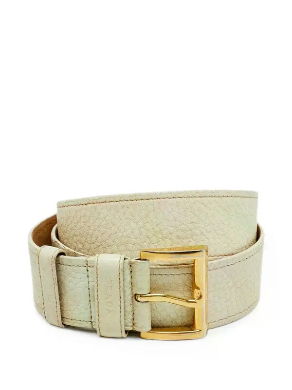 Prada Buckle Leather Belt