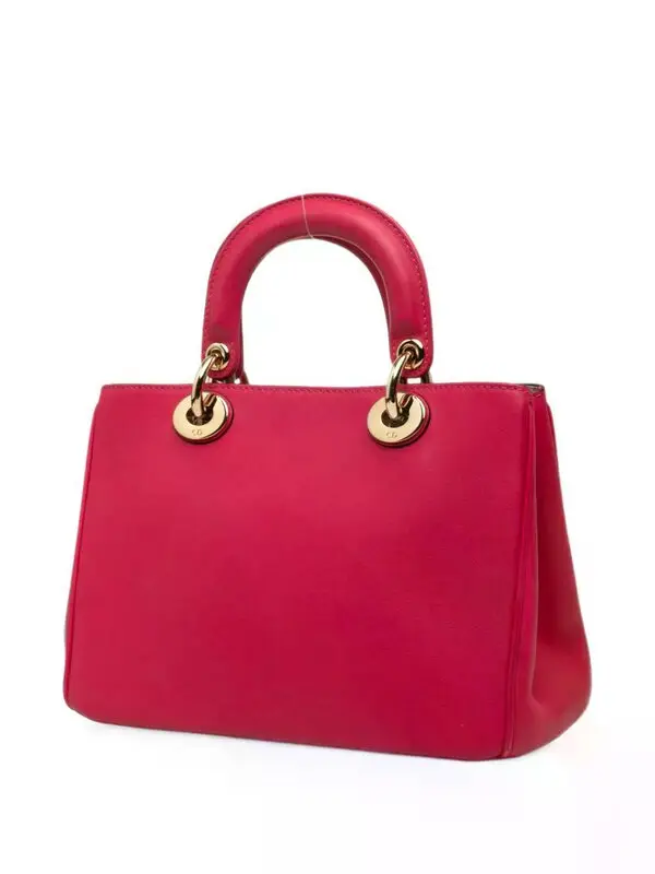 Dior 2014 Mini Leather Satchel - Pink