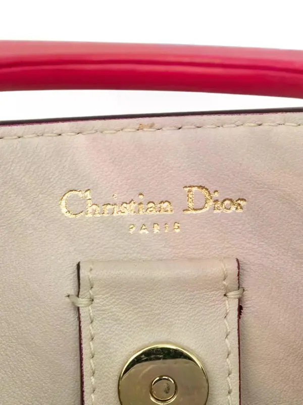 Dior 2014 Mini Leather Satchel - Pink
