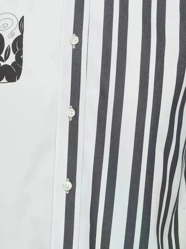 Kenzo Printed Striped Shirt