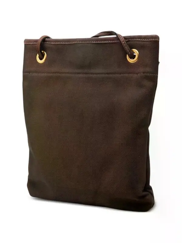Prada 2000-2026 Canvas Canapa Logo Crossbody Bag - Brown
