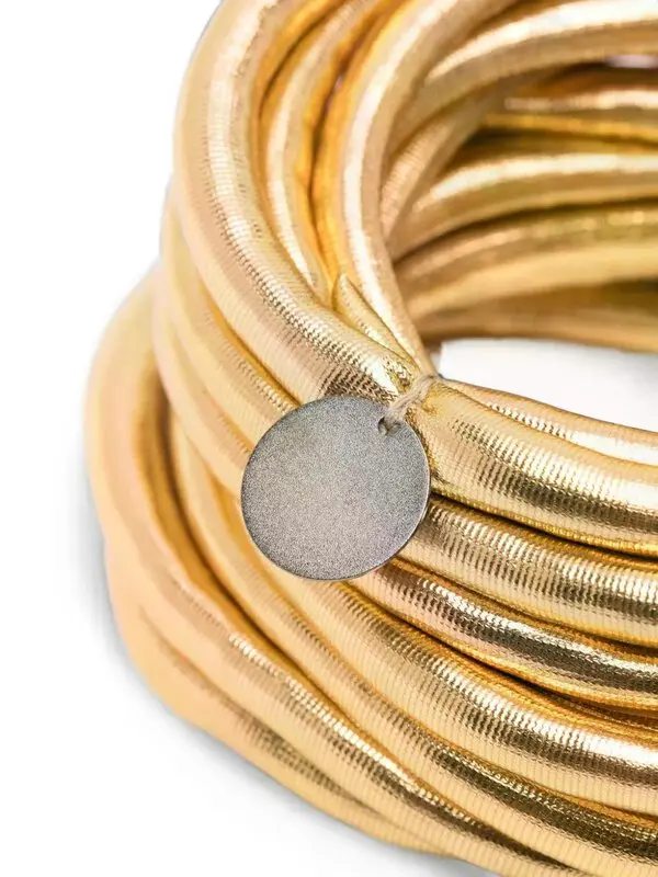 MARIA CALDERARA Glossy Coiled Bracelet
