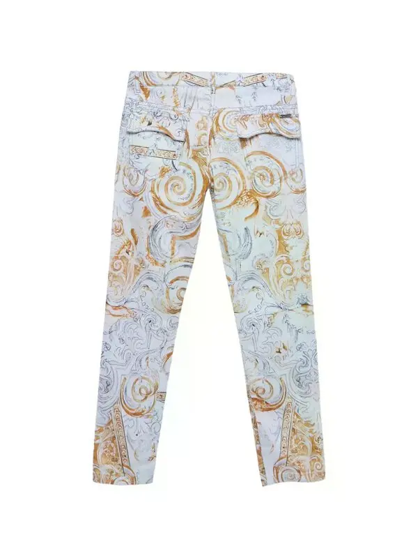 Roberto Cavalli Printed Skinny Trousers