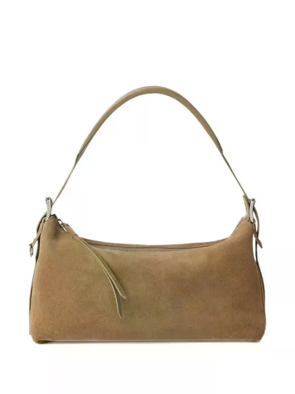 LEMAIRE Suede Leather Belted Bag - Pebble