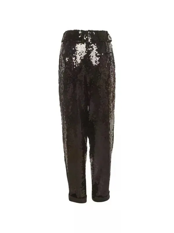 Balmain Sequin Zip-up Trousers