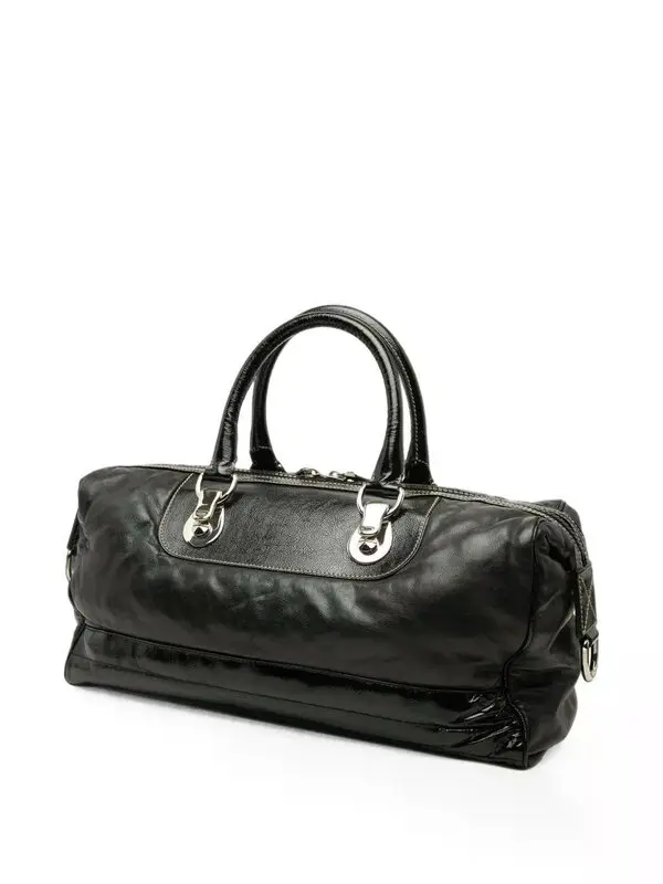 Gucci Medium Calfskin Dialux Snow Glam Boston Bag