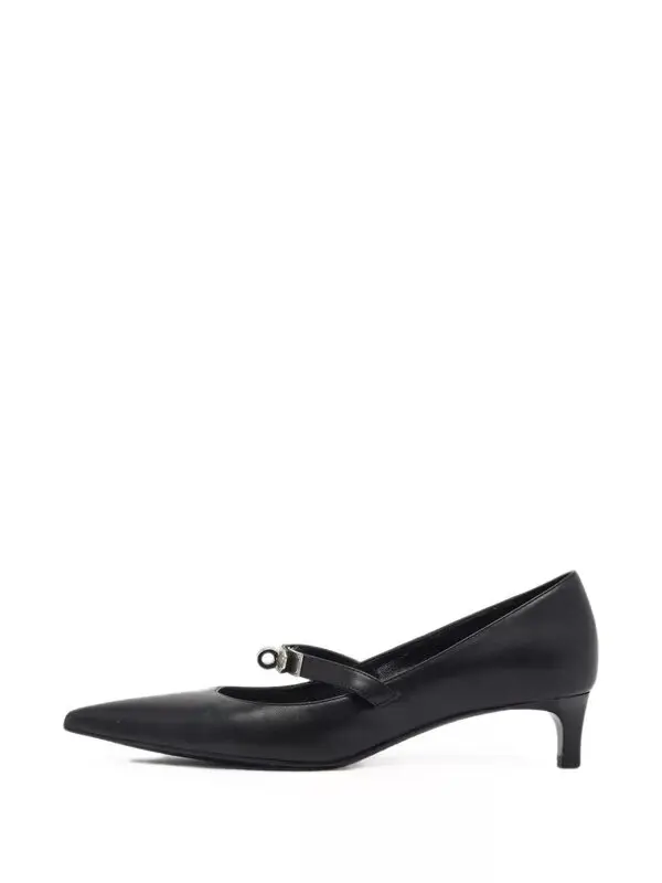 Hermès Kiara Buckle Pumps - Black