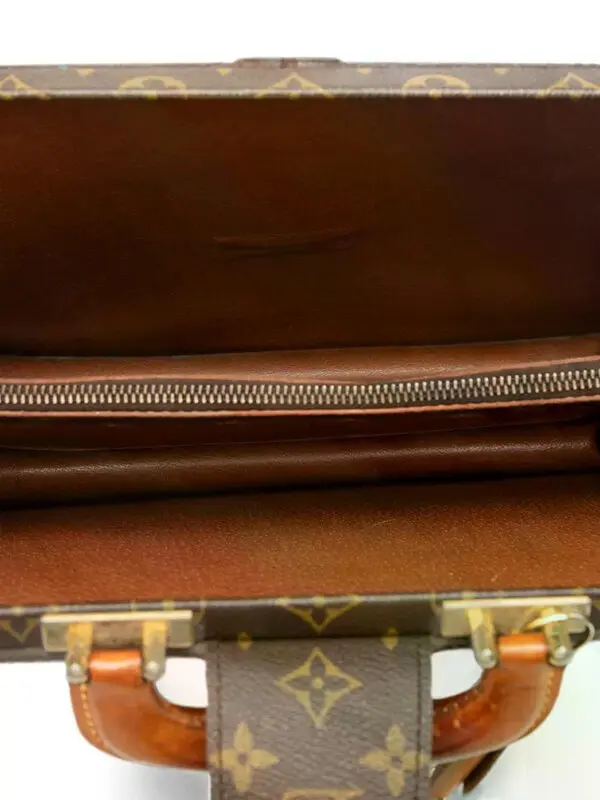 LOUIS VUITTON 1983 Monogram Serviette Fermoir Business Bag