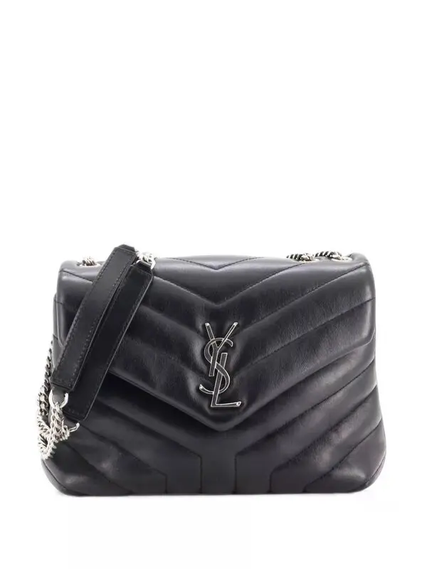 Saint Laurent Loulou Matelasse Chevron Leather Small Shoulder Bag