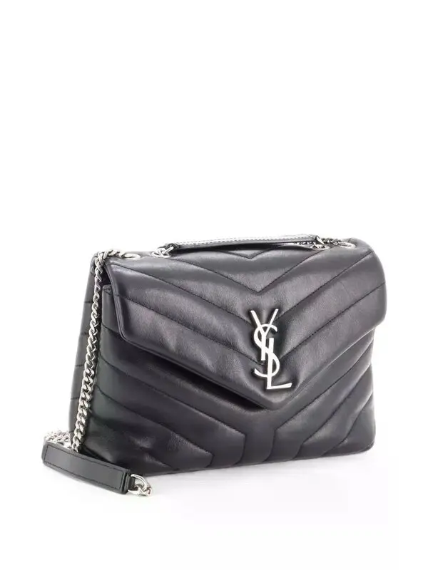 Saint Laurent Loulou Matelasse Chevron Leather Small Shoulder Bag