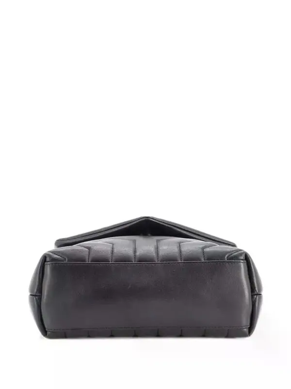Saint Laurent Loulou Matelasse Chevron Leather Small Shoulder Bag