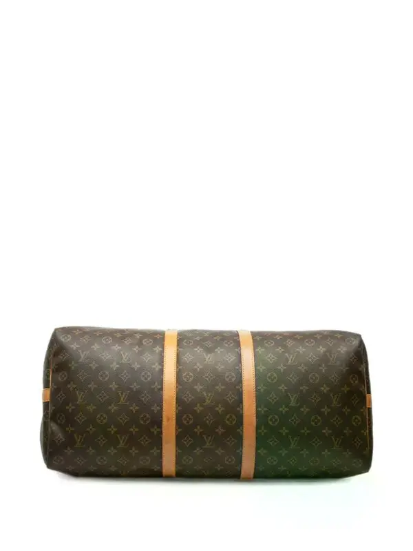 LOUIS VUITTON Monogram Keepall Bandouliere 60 Travel Bag
