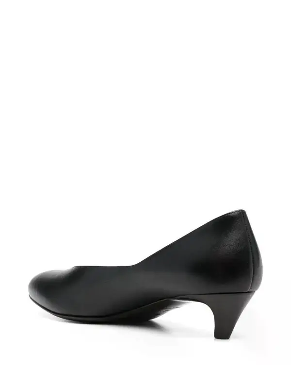 THE ROW Calf Leather Kitten-heel Pumps