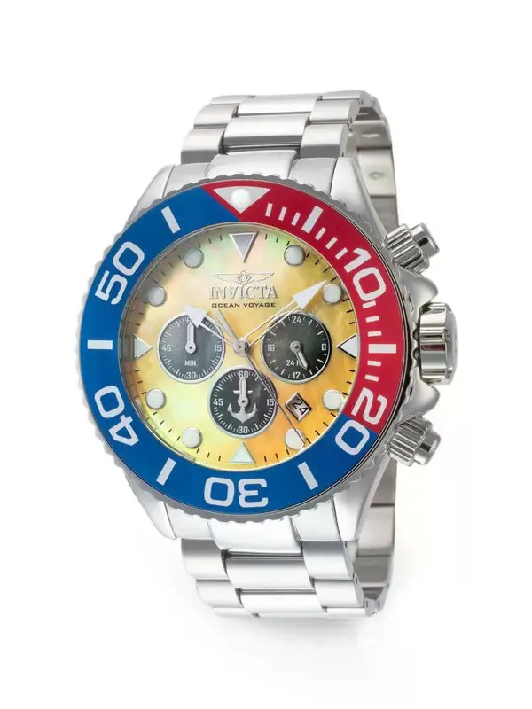 INVICTA Ocean Voyage 52mm Watch - Yellow