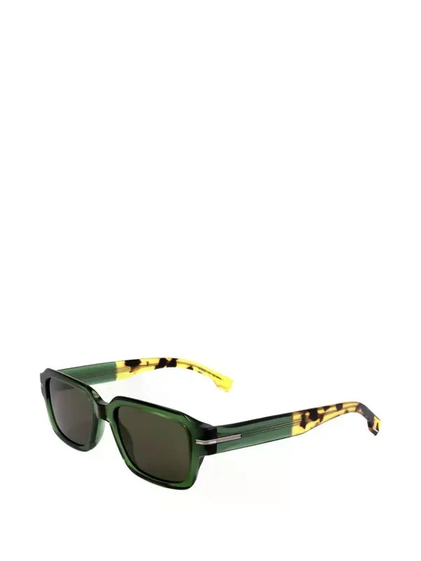 BOSS Tortoiseshell-effect Square-frame Sunglasses