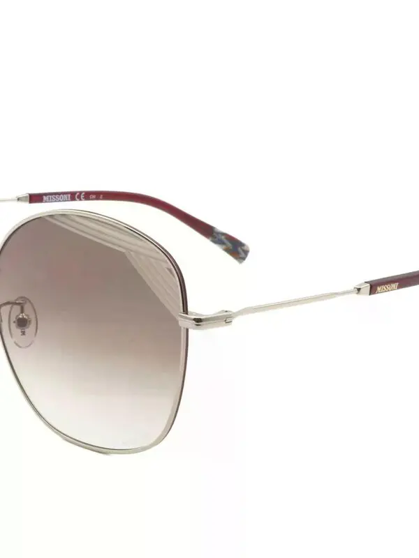 Missoni Round Frame Sunglasses