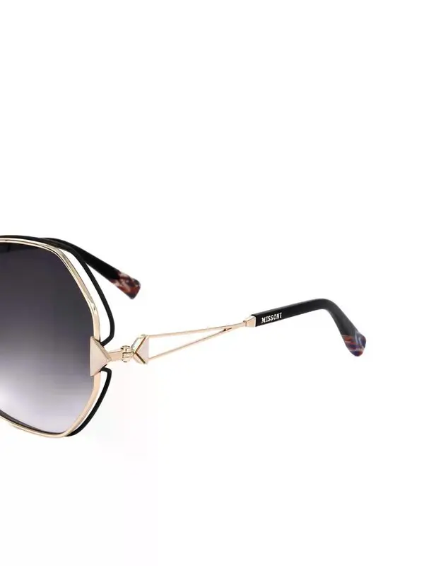 Missoni Geometric Frame Sunglasses