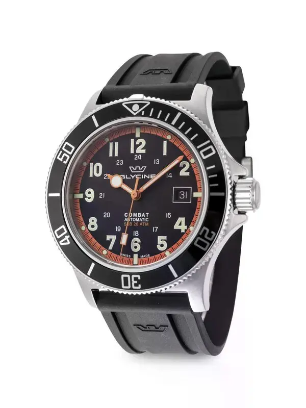 GLYCINE Combat Sub 42mm Watch - Black