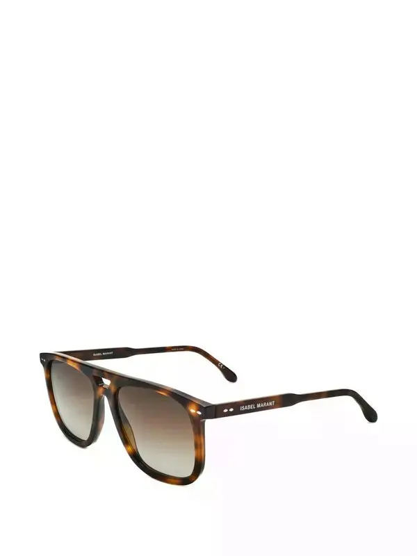 Isabel Marant Tortoiseshell-effect Pilot-frame Sunglasses