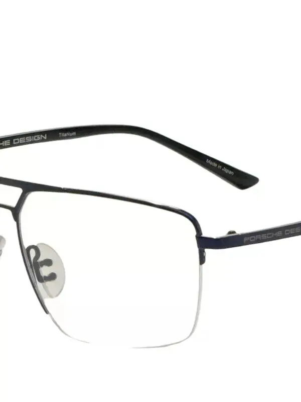 Porsche Design Double-bridge Square-frame Glasses