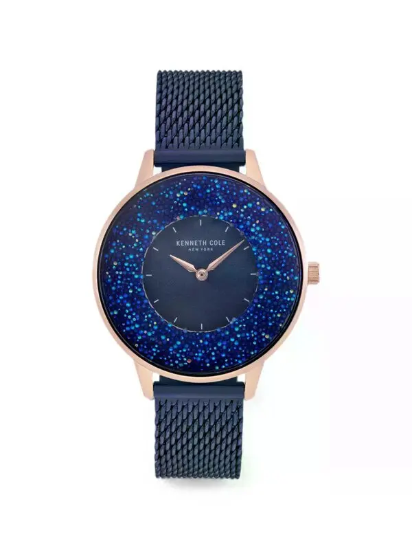 KENNETH COLE Crystal-embellished 33mm Watch