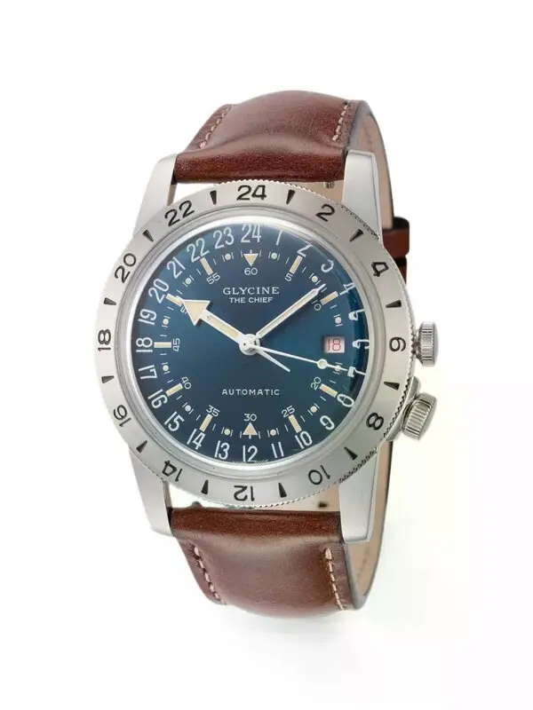 GLYCINE Airman The Chief 40mm Watch - Blue