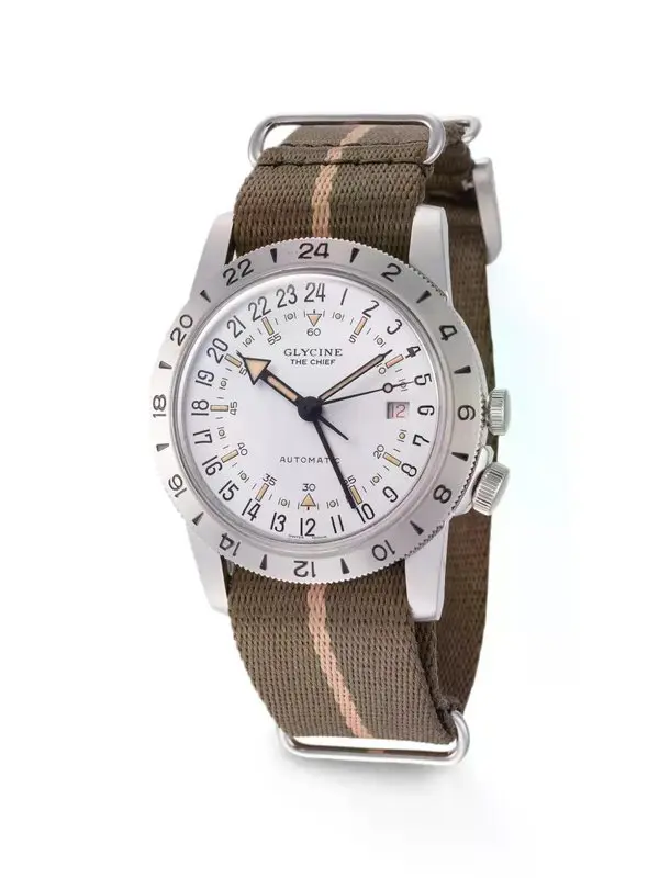 GLYCINE Airman The Chief 40mm Watch - White
