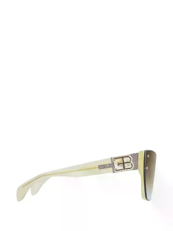 BUGATTI Cat-eye Logo-plaque Sunglasses