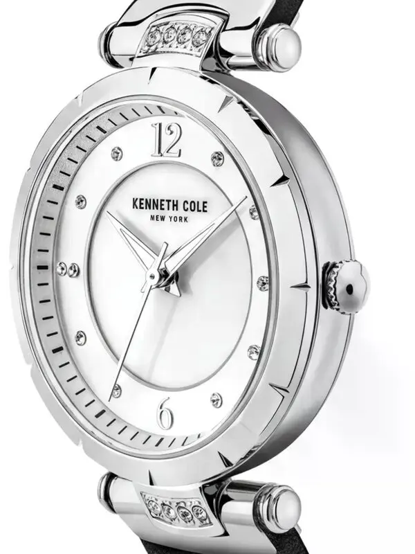 KENNETH COLE Crystal-embellished 34mm Watch
