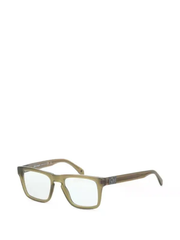 Palm Angels Style 7 Square-frame Eyeglasses - Green