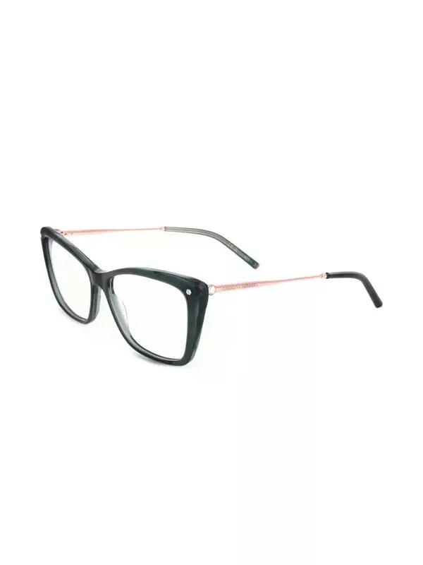 Carolina Herrera Glitter-effect Cat-eye Glasses - Green