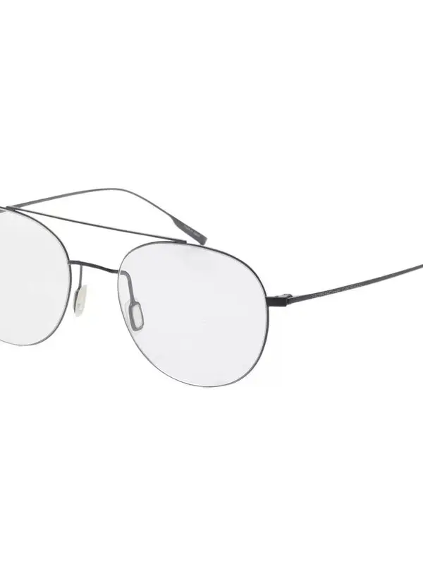 Porsche Design Double-bridge Round Frame Eyeglasses - Grey