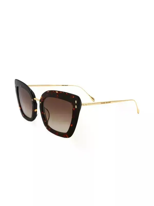 Isabel Marant Tortoiseshell-effect Square-frame Sunglasses - Brown