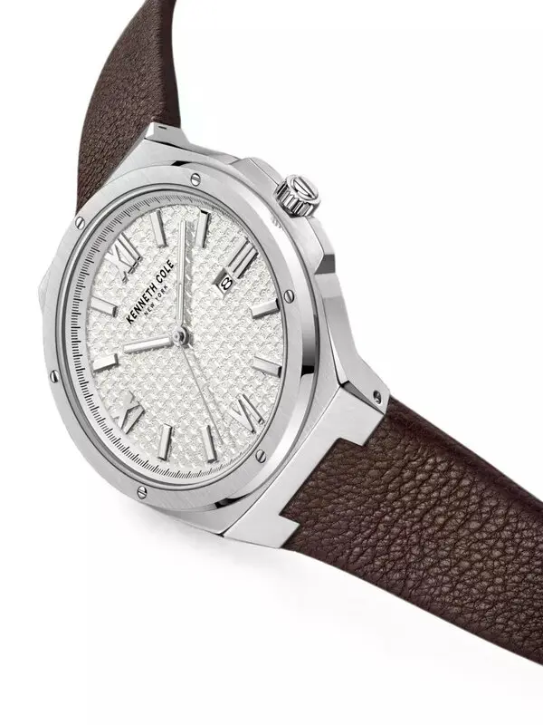 KENNETH COLE Textured-dial 43mm Watch