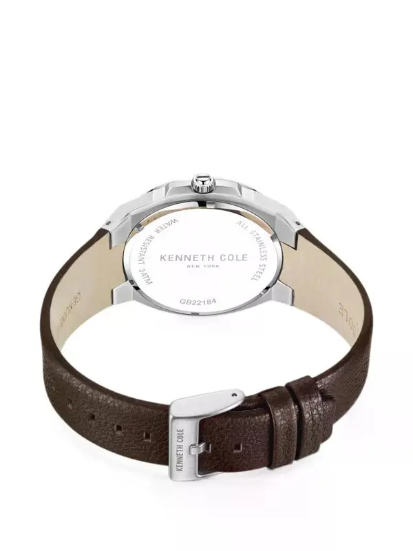 KENNETH COLE Textured-dial 43mm Watch